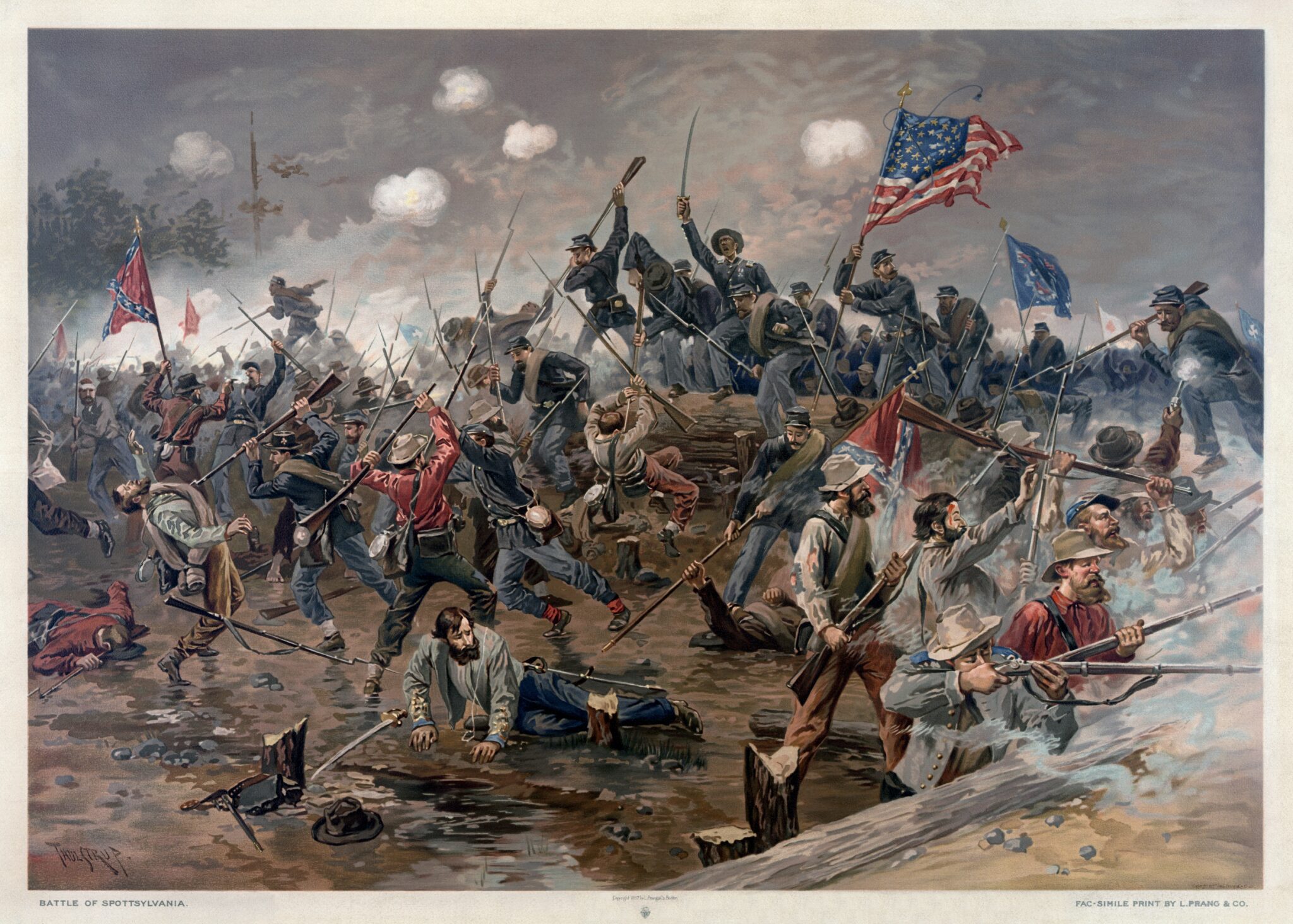 In which we look at the fierce fighting at the Mule Shoe in May 12, 1864.